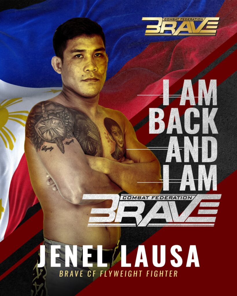 Former UFC fighter Jenel Lausa joins Brave CF | BurnSports.Ph